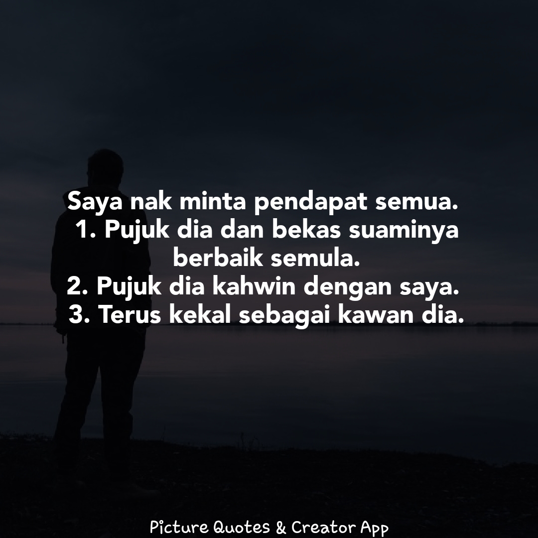 Saya bincang dengan isteri saya tentang poligami sebab isteri saya ni ...