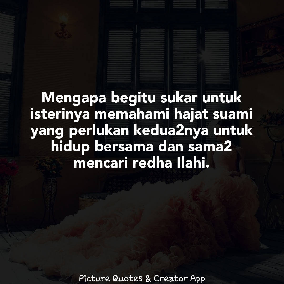 Persoalan Yang Membelenggu Fikiran Saya Ialah Isteri Pertama Sering